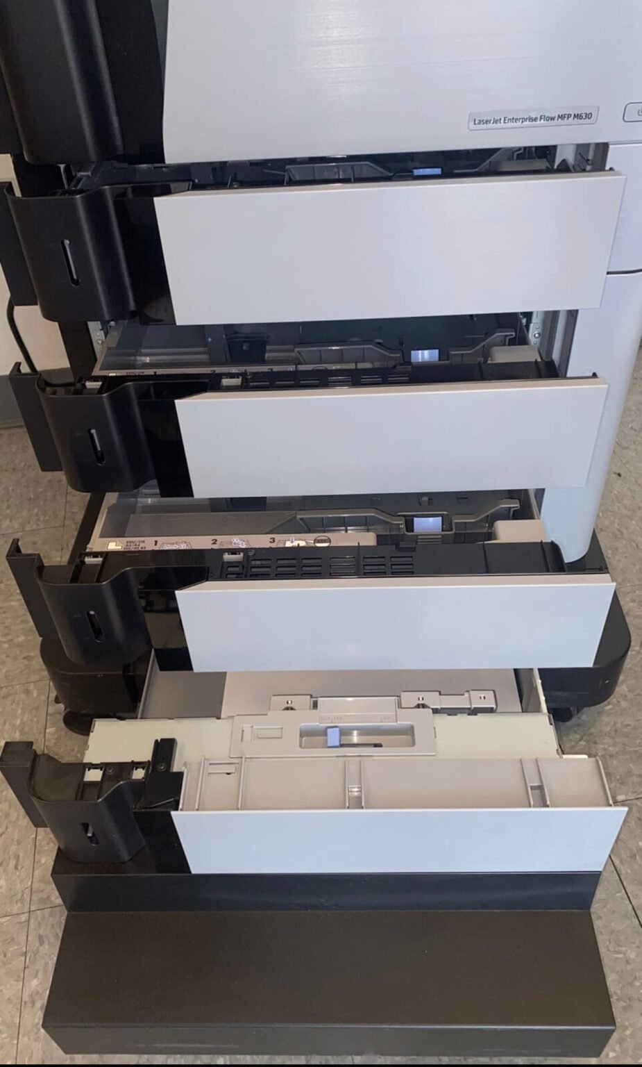 HP LaserJet Flow M630z MFP Laser printer M630 COPY FAX SCAN - INFO TECH